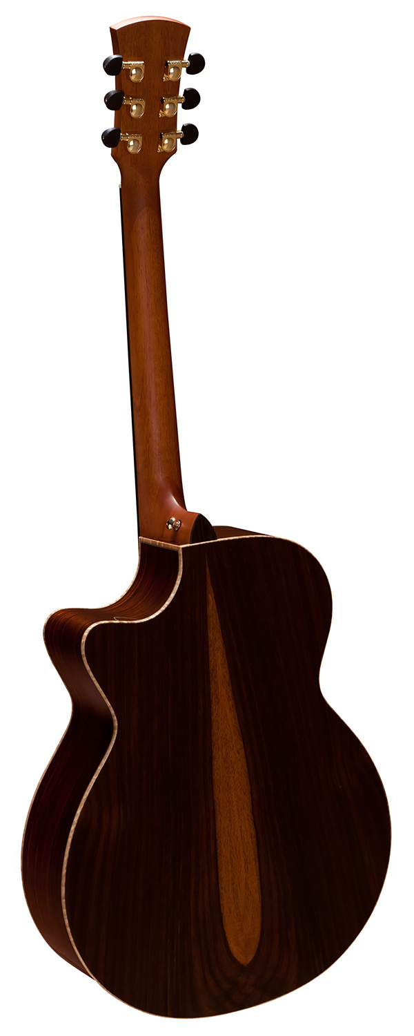 Faith FVHG-HEX Venus HiGloss Concert Cutaway Elektro Akustik Gitar